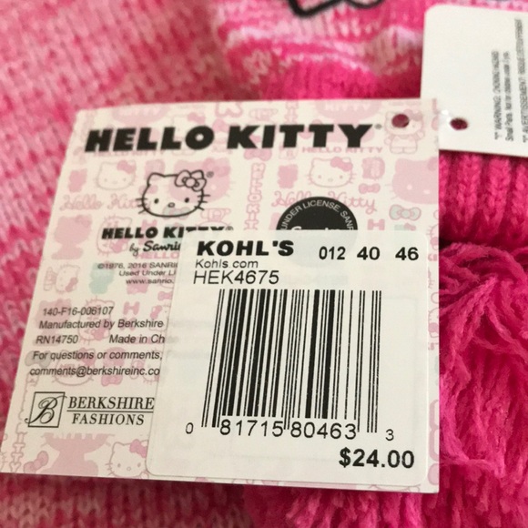 Hello Kitty | Accessories | Hello Kitty 3 Piece Cold Weather Set Nwt ...